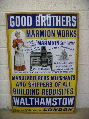 44: A Good Brothers Marmion Works pictorial enamel sign - Nov 24, 2012 ...