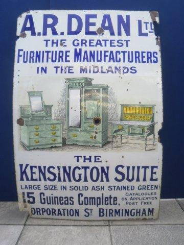 A Rare And Unusual A.r. Dean Ltd. Pictorial Enamel