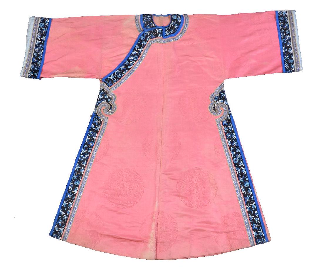 A Chinese Manchu Womenâ€™s Silk Robe