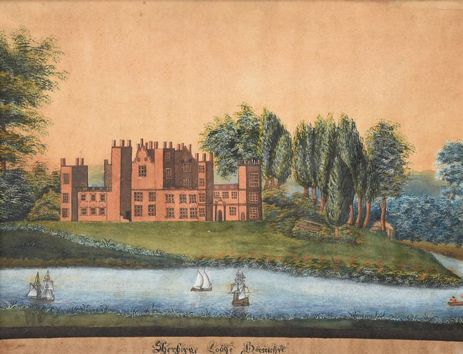 English Provincial School (18th Century), Goddam Castle And Sherbourne ...