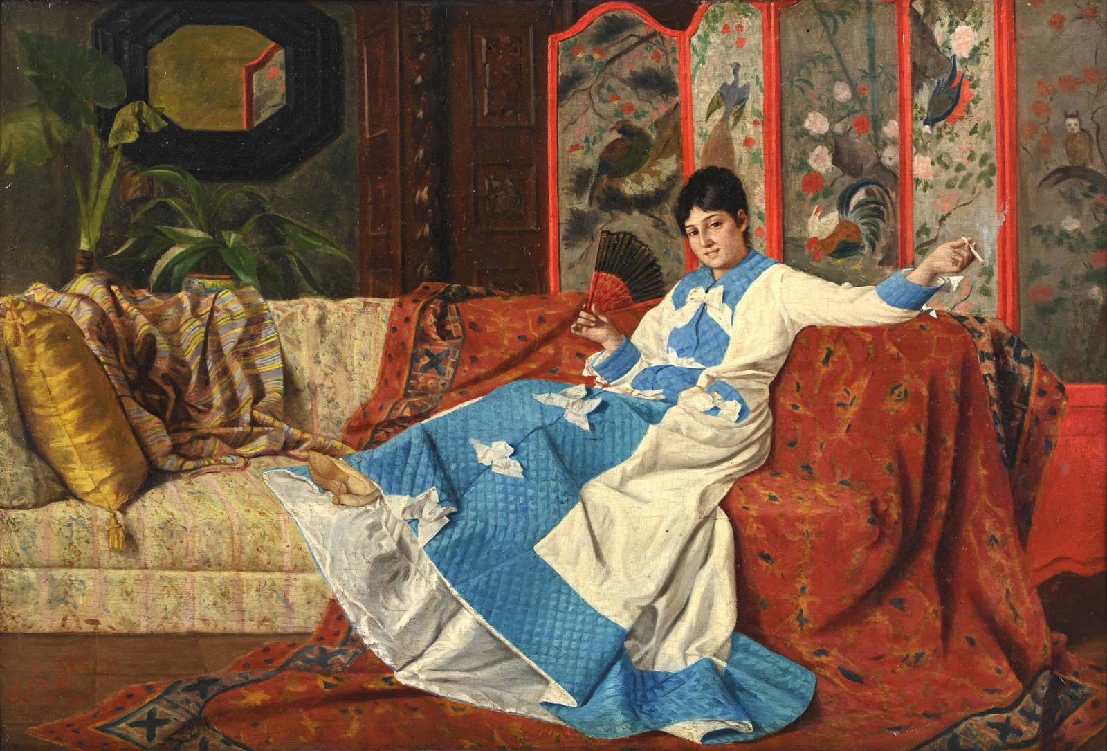 Francesco Folli (italian 19th Century), The Siesta Auction