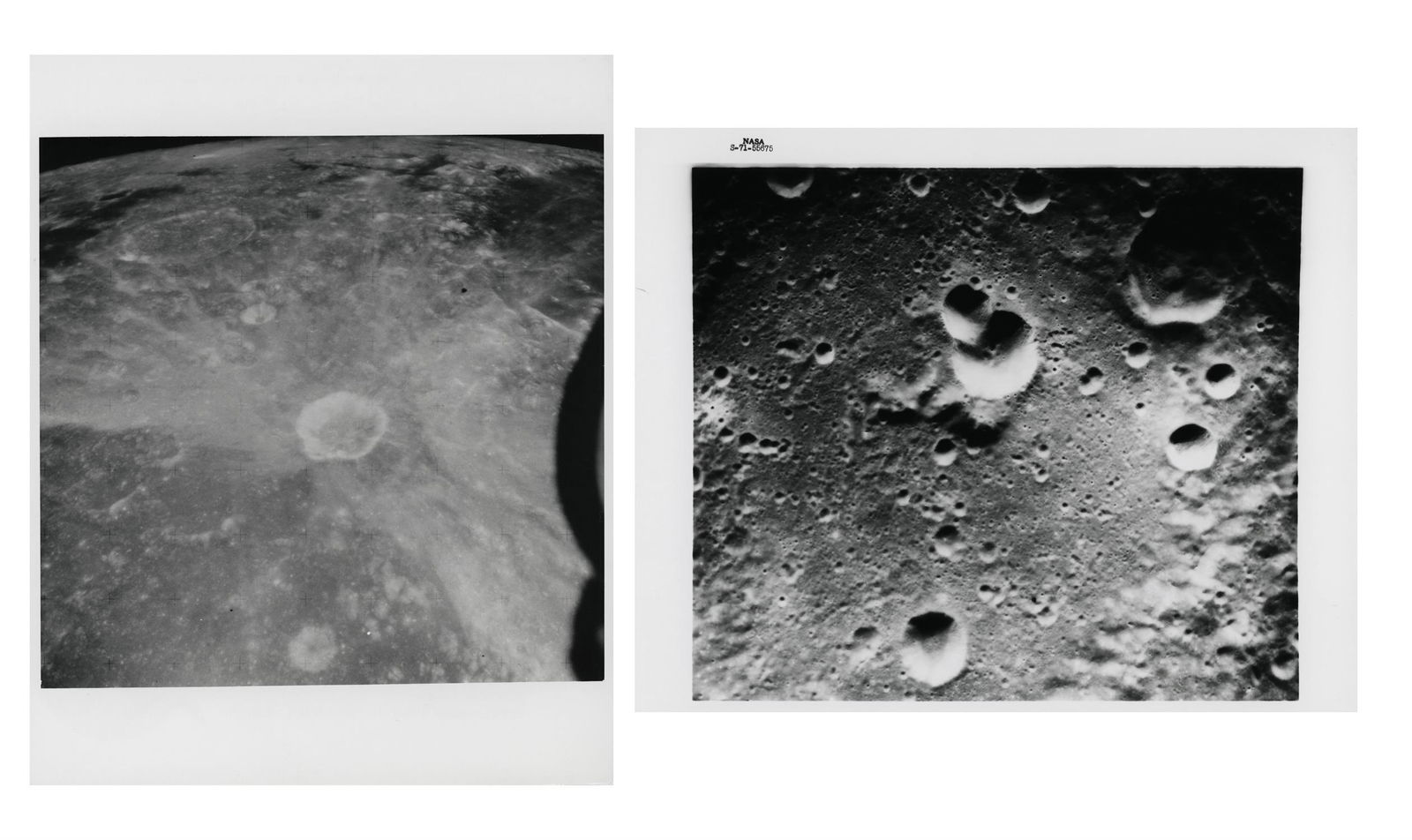 Metric Camera Orbital Views Over The Nearside And Farside (2 Photos ...