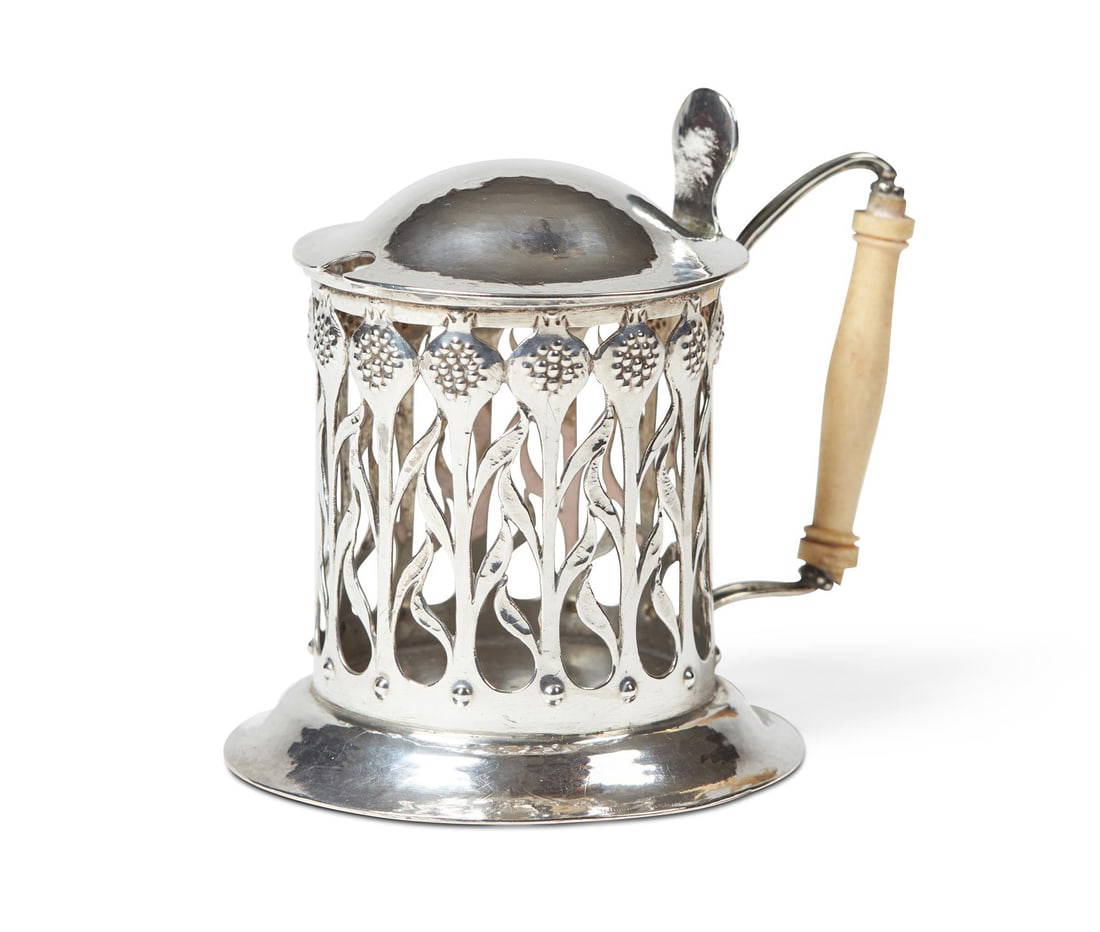 Y A Rare Unrecorded Silver Mustard Pot Attributed To Charles Robert ...