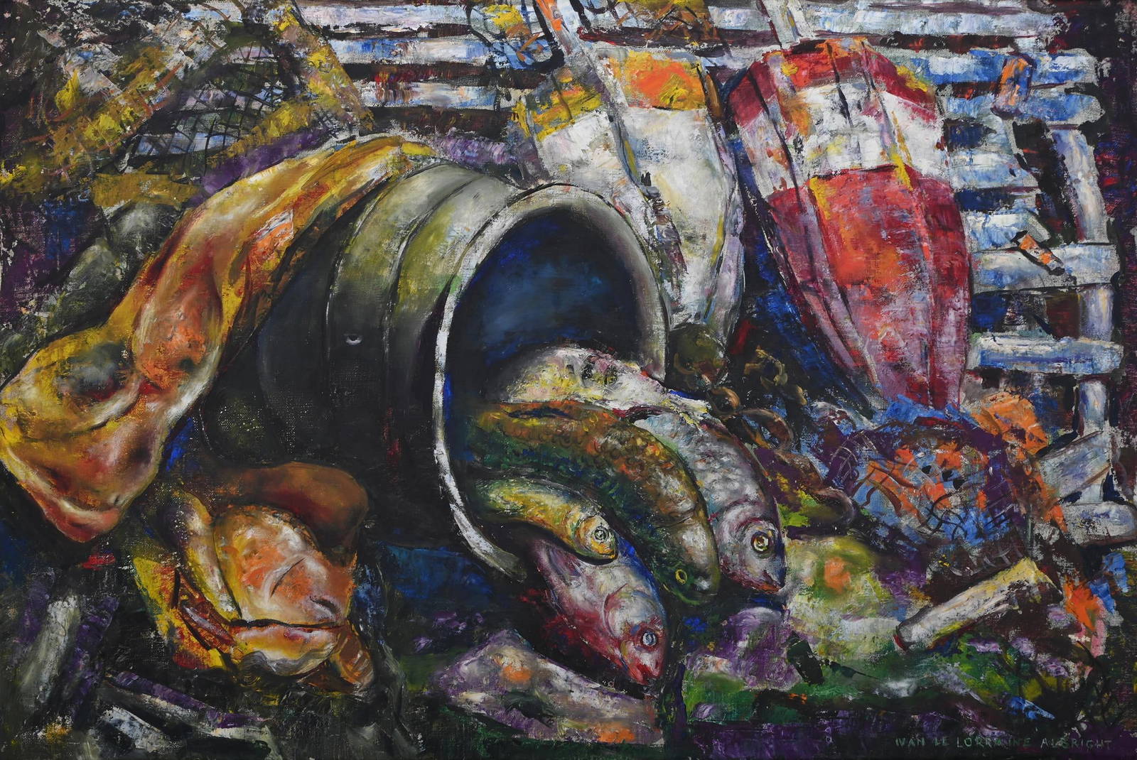 Ivan Albright (american 1897-1983), Still Life In Maine Auction