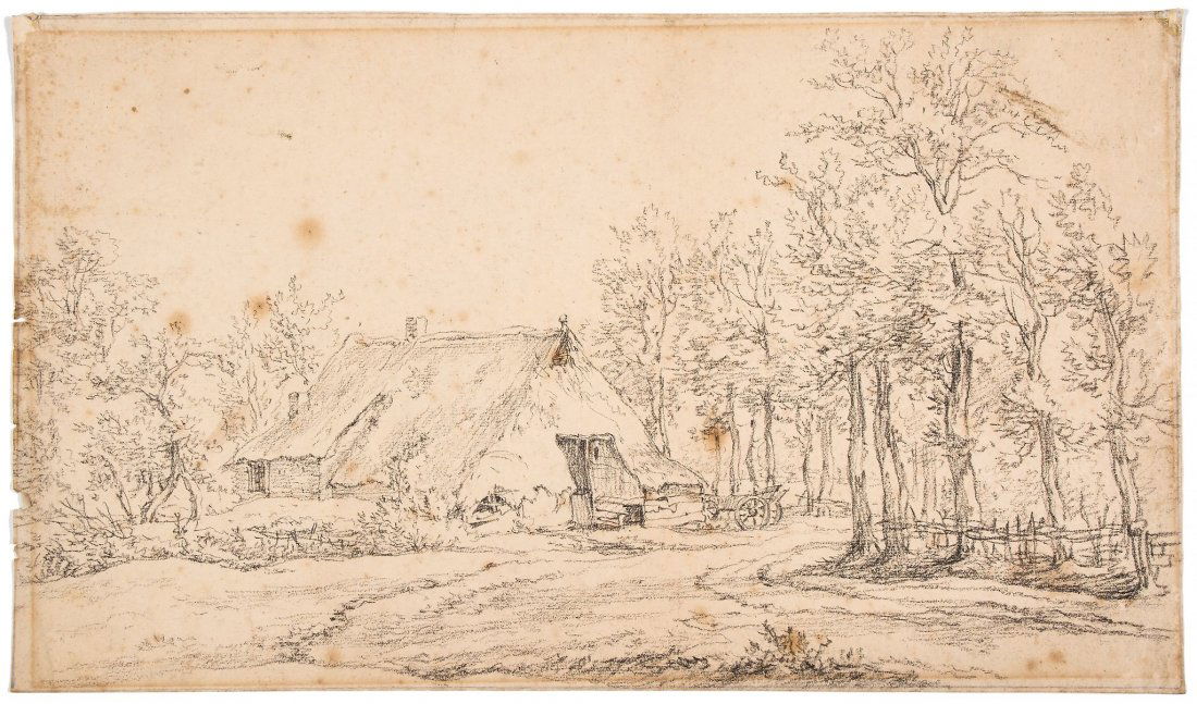 Egbert Van Drielst (1746 1818) Woodland Farmstead