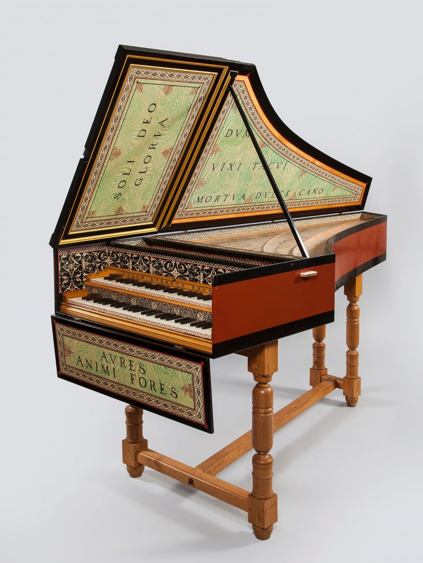 A Two Manual Harpsichord After Andreas Ruckers,