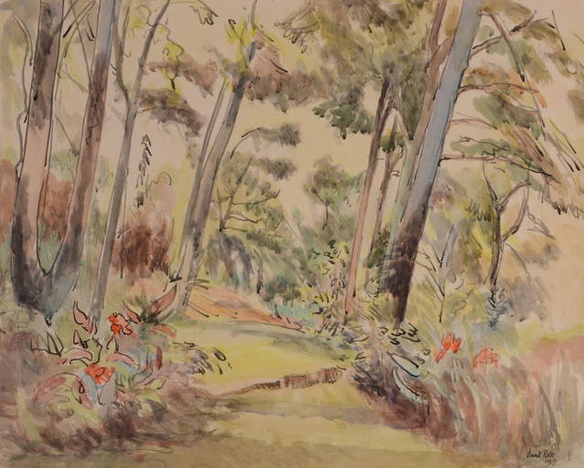 David Rolt (1915 1985) Cap Ferrat Garden