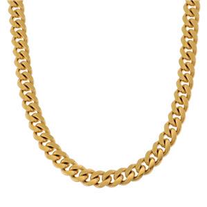 Men's 10k Yellow Gold 9mm Wide Curb Link Chain 24" L - 133.2 gr! - Aug ...