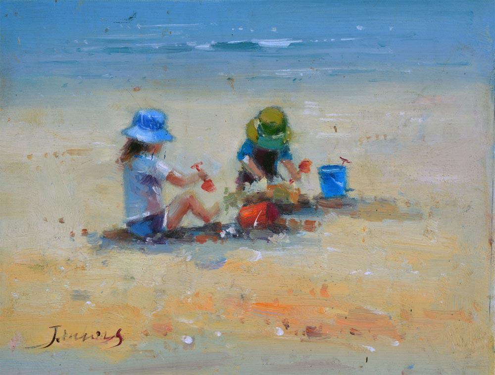 Jenkins ** Beach Time** Signed Original Auction