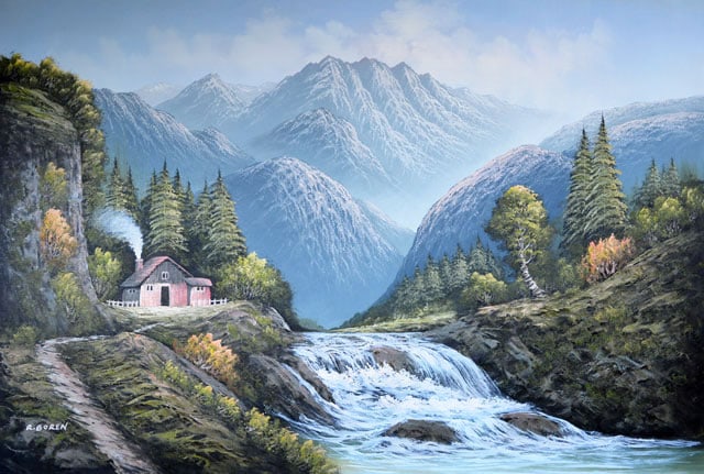 R. Boren ** Dream Landscape ** Original Oil