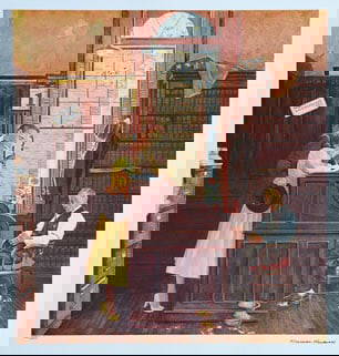 Rockwell ** The Marriage License ** Collotype Auction