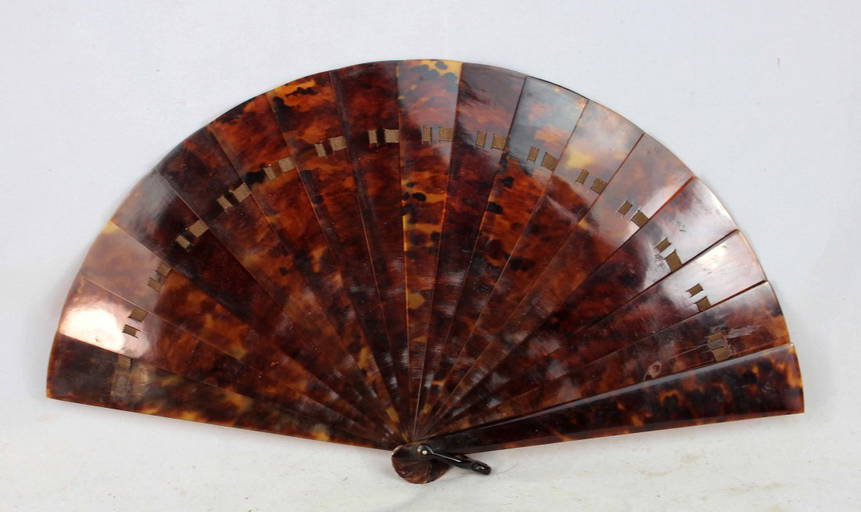 Antique Turtle Shell Fan