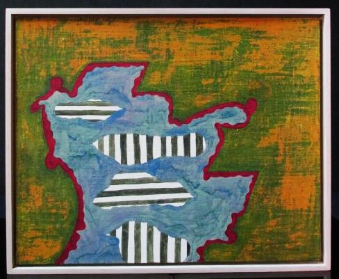 THOMAS NOZKOWSKI OIL ON LINEN ABSTRACT PAINTING