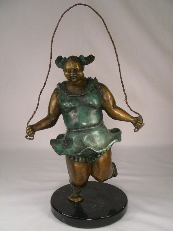 517: BRONZE SCULPTURE GIRL JUMPING ROPE F. BOTERO - Jan 23, 2007 ...