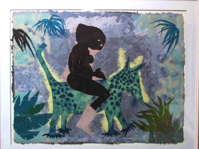 David Hunter/selma Bortner Mixed Media Painting