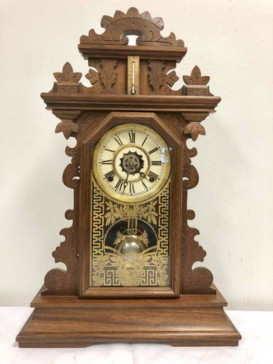 E. INGRAHAM GINGERBREAD TIME STRIKE ALARM CLOCK (#0196) on Jan 08, 2020 ...