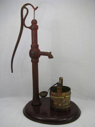 Curtis Jere Sculpture Water Pump & Bucket
