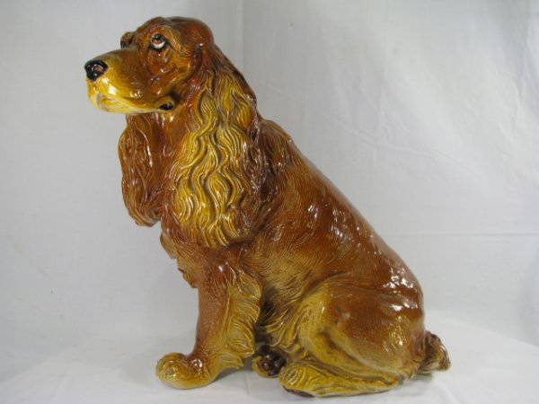 Italian Pottery Cocker Spaniel Dog Life Size