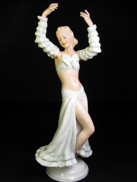 Schaubach Kunst Porcelain Flamenco Dancer Statue