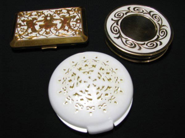 Three Assorted Vintage Compacts
