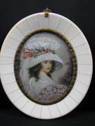 Miniature Portrait in Ivory Frame, Signed - Dec 05, 2013 | Klein James ...
