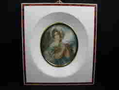 Miniature Portrait in Ivory Frame, Signed - Dec 05, 2013 | Klein James ...