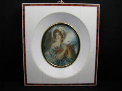 Miniature Portrait in Ivory Frame, Signed - Dec 05, 2013 | Klein James ...