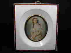 Miniature Portrait in Ivory Frame, Signed - Dec 05, 2013 | Klein James ...