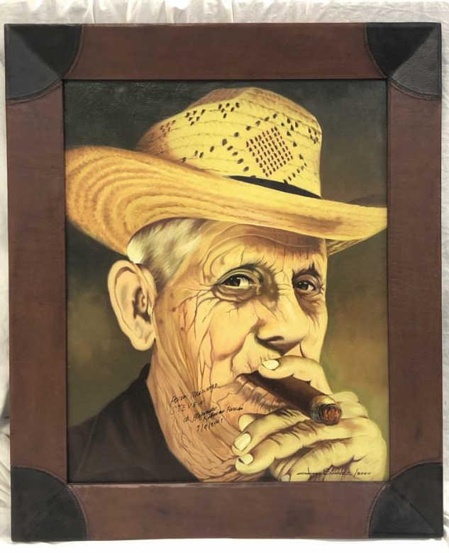 Vintage Jose Suarez Oil On Canvas Painting