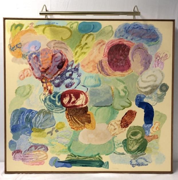 Judith Dolnick Abstract Oil On Canvas Painting