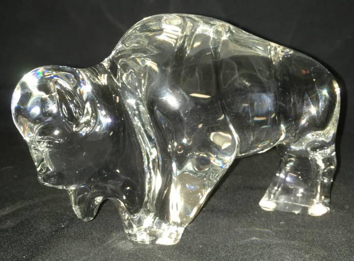 BACCARAT 8" CRYSTAL BUFFALO / BISON - Sep 08, 2021 | Auctions ...