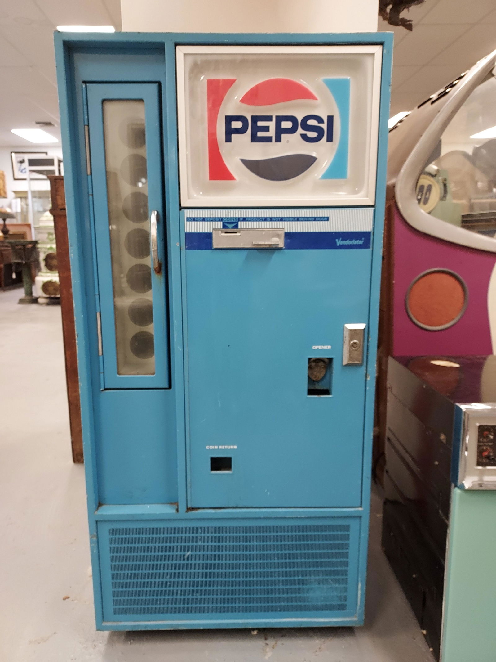 Vintage Vendolator Vfa56b C Pepsi Vending Machine