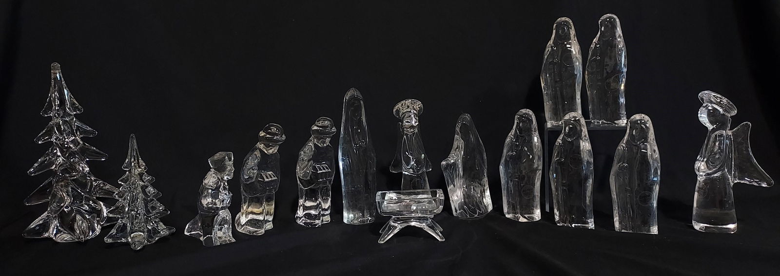 Dansk Crystal Nativity Set 15 Pcs