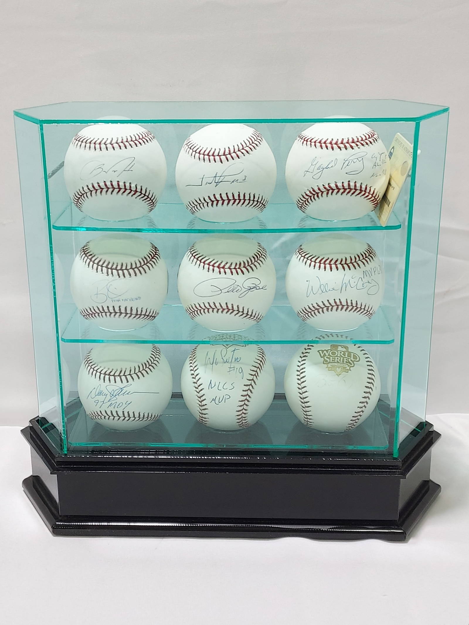 Nine San Francisco Giants Mlb Autographed Baseball Auction