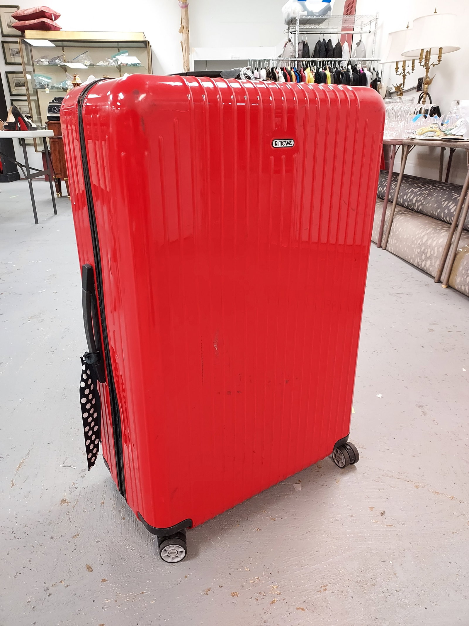 H00it Glossy Red Rimowa Suitcase Salsa Air