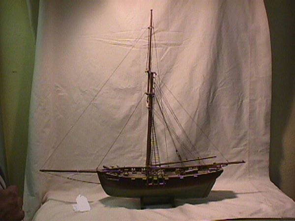 Old Robert Innis Ship Model Basilisk