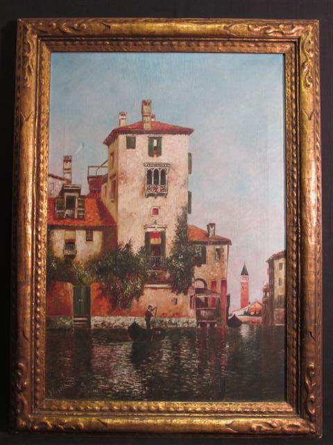 JULIUS SEGALL OIL ON CANVAS PAINTING: VENICE WATERWAY - Aug 14, 2013 ...