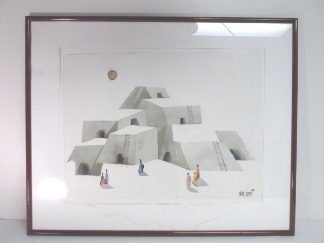 Noal Betts Watercolor Painting On Paper