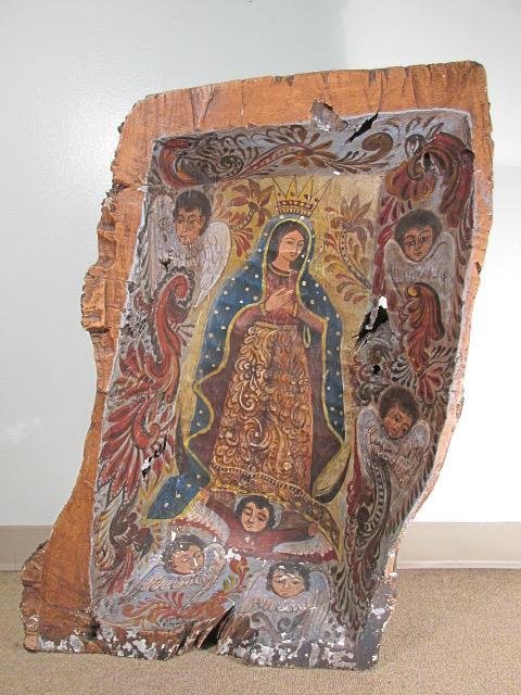 RAMOS FILEMON HAND PAINTED TREE TRUNK SLAB ALTAR - Mar 25, 2015 ...