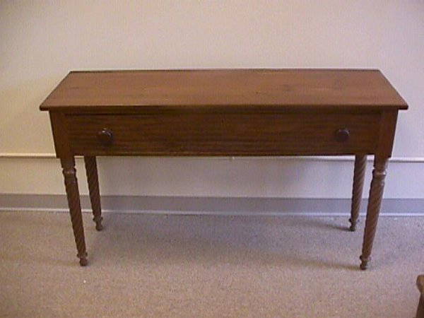 Antique One Drawer Pine Side Table