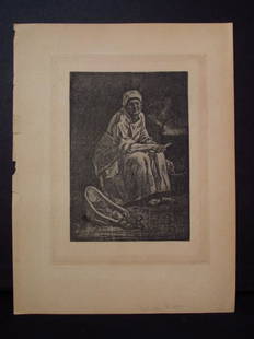 5 Felicien Rops Etchings