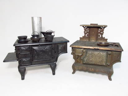 Rare Antique Salesman Sample Cast Iron Stove Pat. 1857 By Young And Bros.