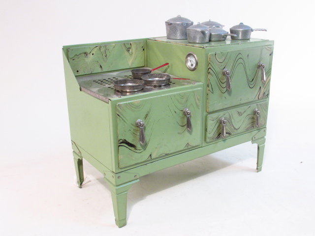Vintage "little Lady" Tin Child's Stove