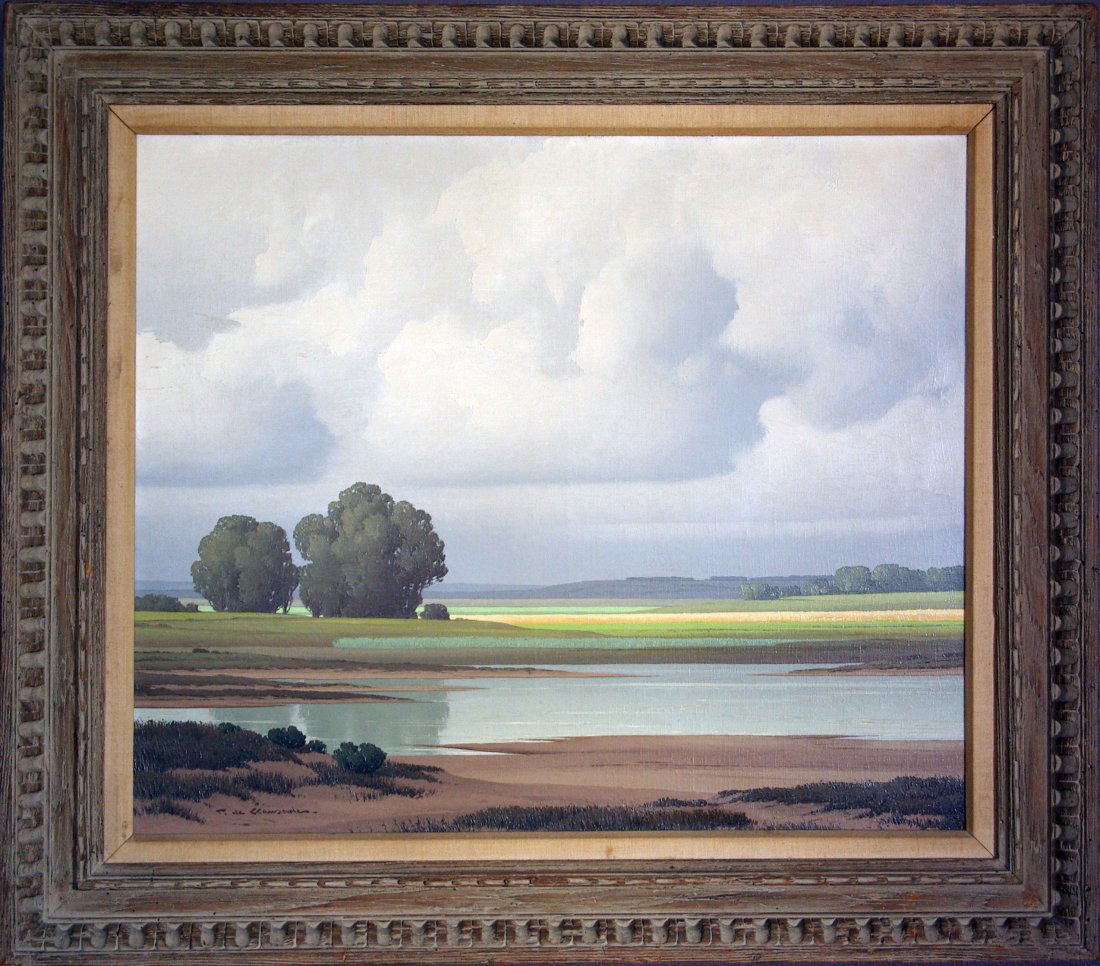 25: Pierre de Clausade (French 1910-1976) oil painting