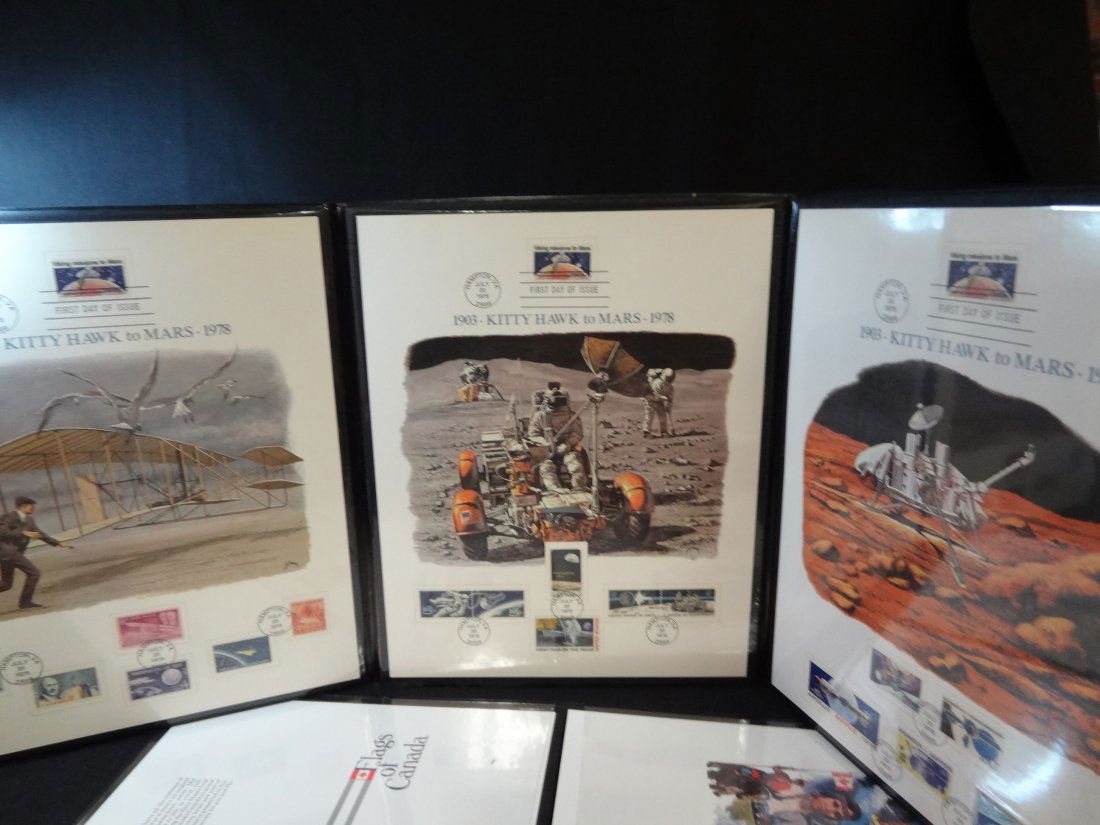 STAMPS KITTY HAWK TO MARS 1903-1978 IN BINDER, FLAGS OF - May 22, 2013 ...