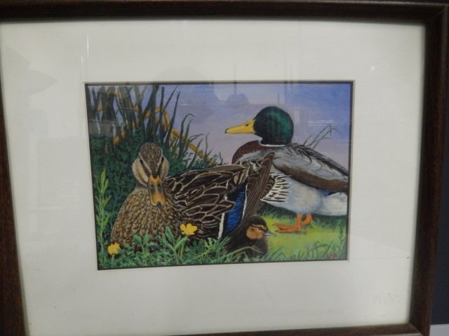 VERN PASCAL ORIGINAL MALLARD FAMILY ORIGINAL OIL