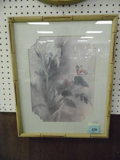 L. Gaydos Framed Floral Print Framed Print. Image Is