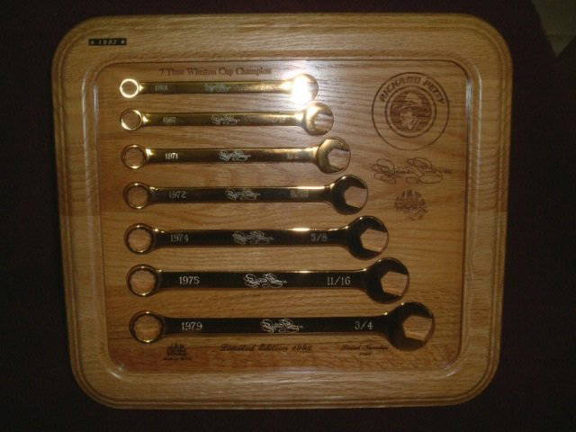 Mac Tools Richard Petty 1992 Wrench Set Limited Edition