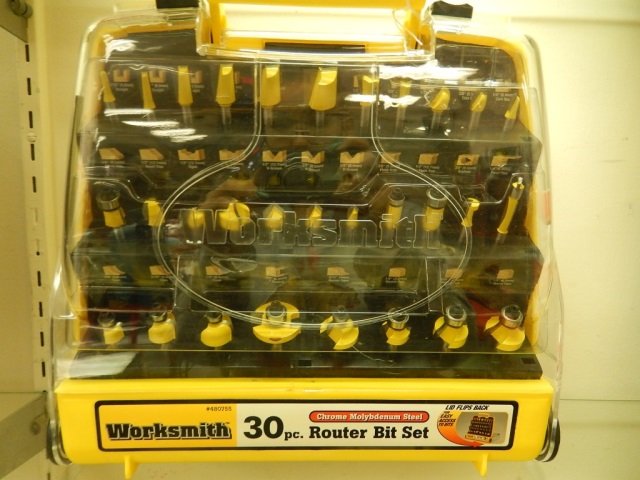 30 PC WORKSMITH ROUTER BIT SET CHROME MOLYBDENUM STEEL, - Apr 06, 2014 ...