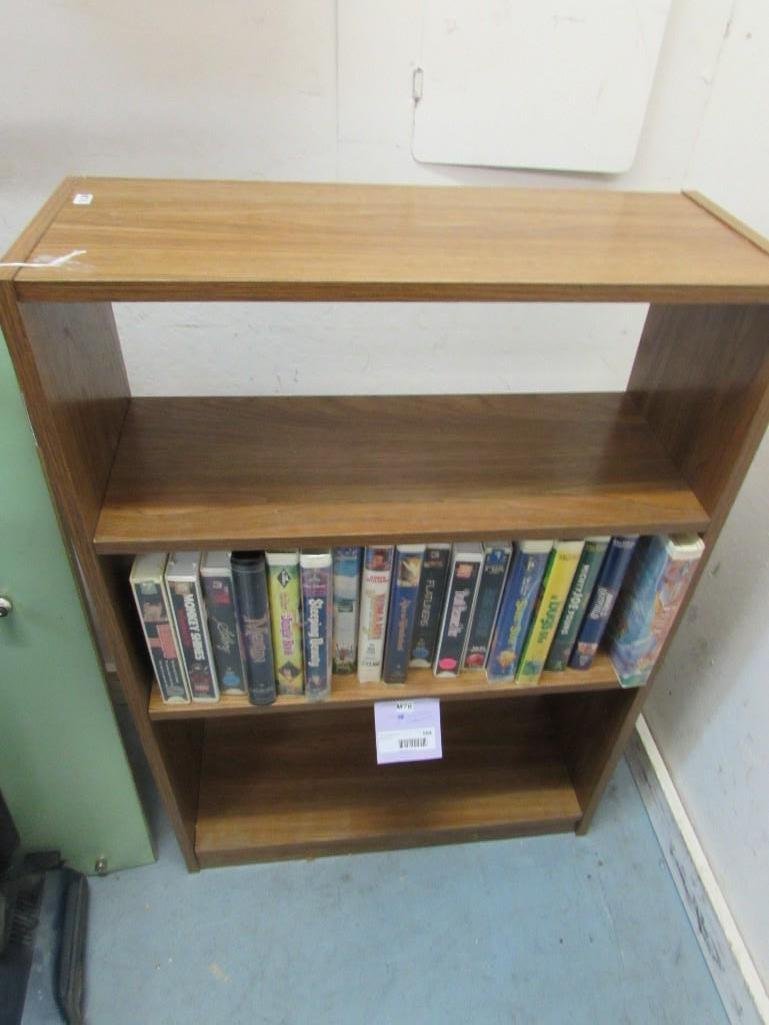 VHS and Bookcase (17 movies + bookcase) - Dec 07, 2014 | The Auction ...
